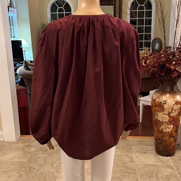 COS | Tops | Nwt Cos Draped Sleeve Silk Blouse 2 | Poshmark
